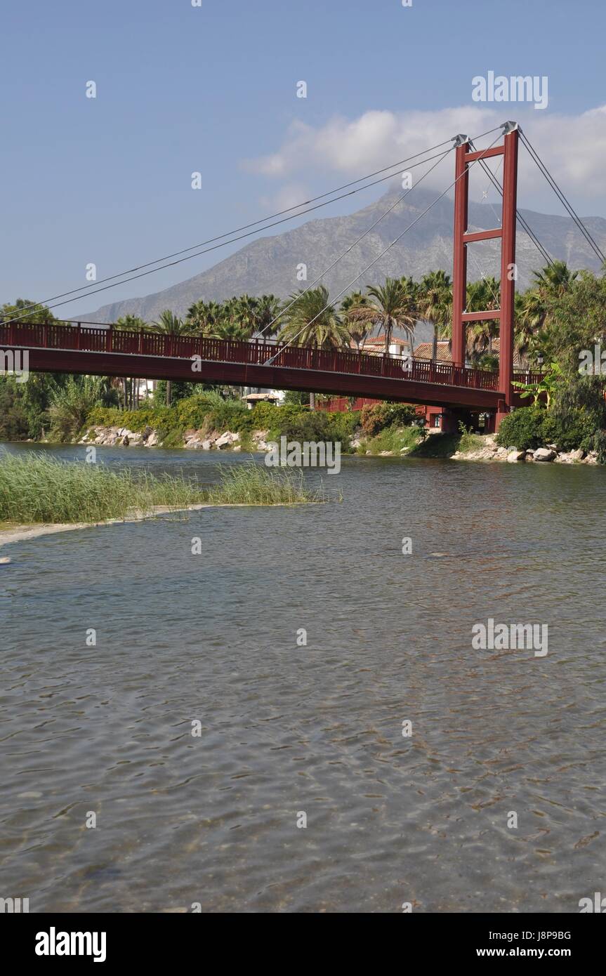 Red bridge marbella spain hi-res stock photography and images - Alamy