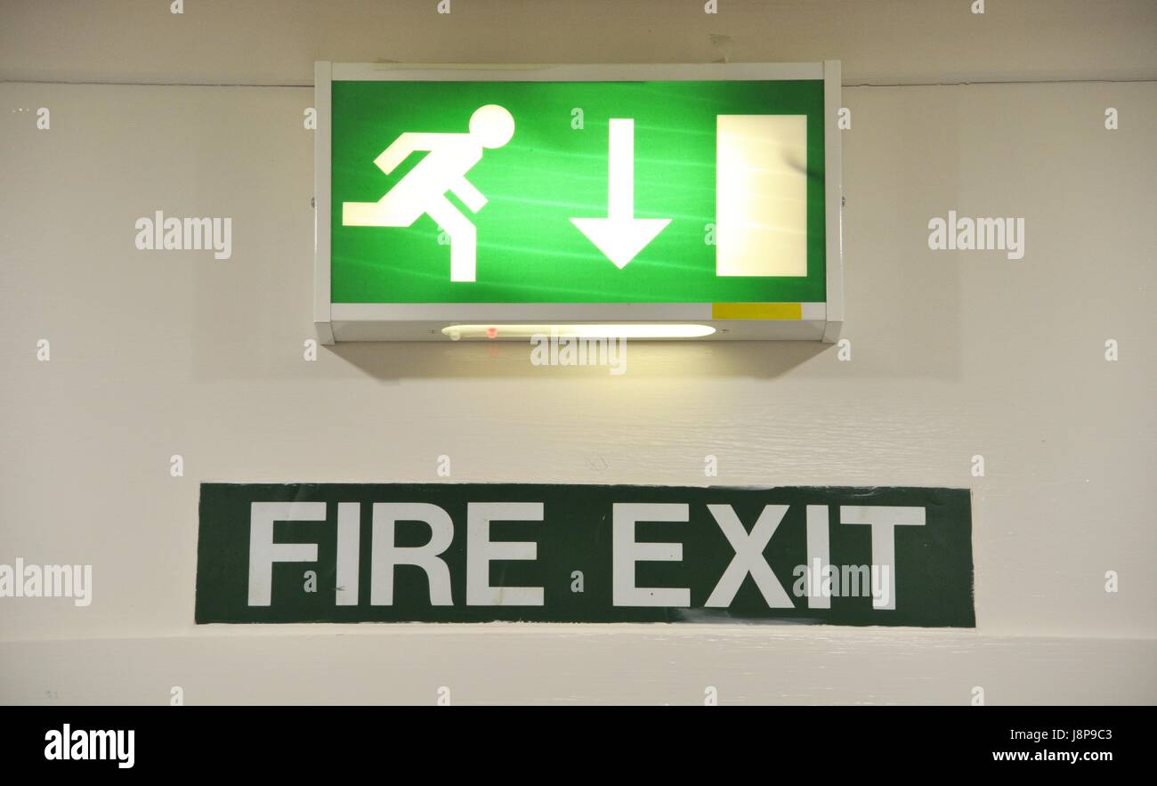 sign, signal, emergency, exit, escape, arrow, security, safety, fire ...