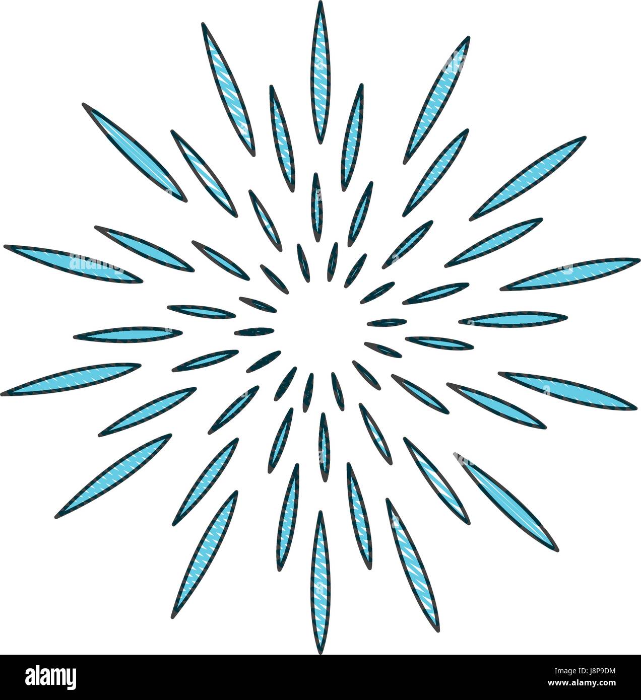 abstract explosion lines fireworks light effect Stock Vector Image ...