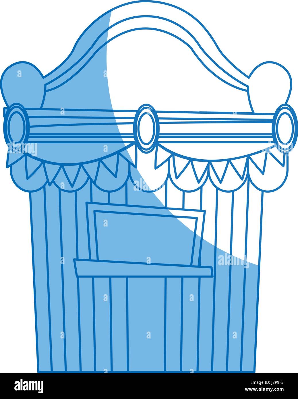 Ticket booth Stock Vector Images - Alamy