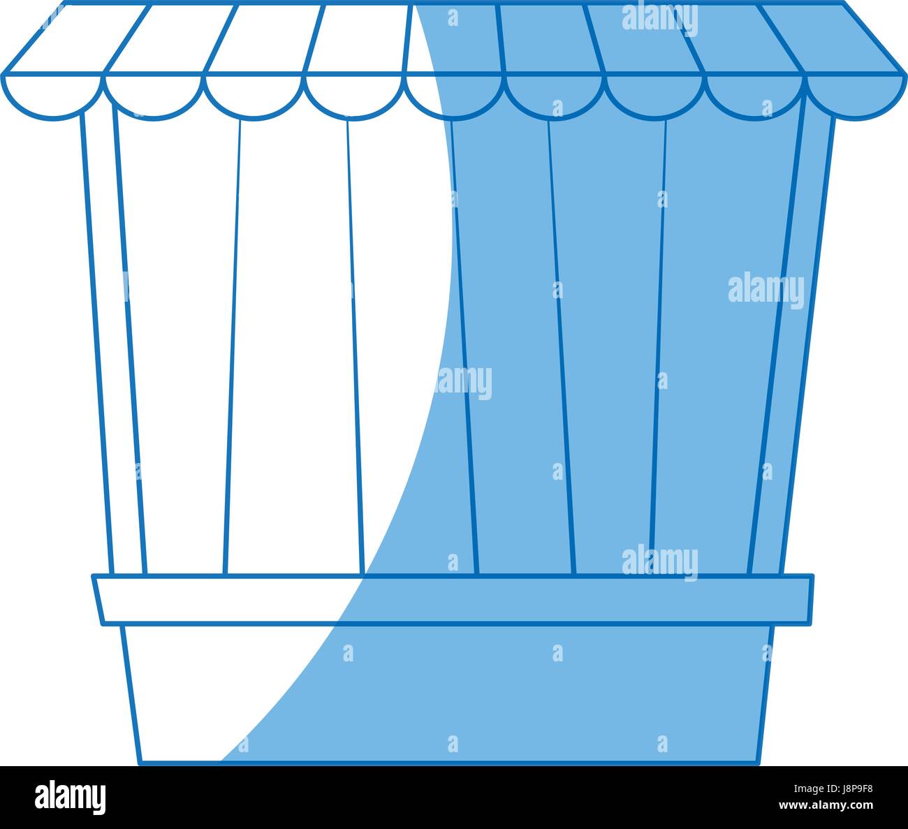 Booth exterior Stock Vector Images - Alamy