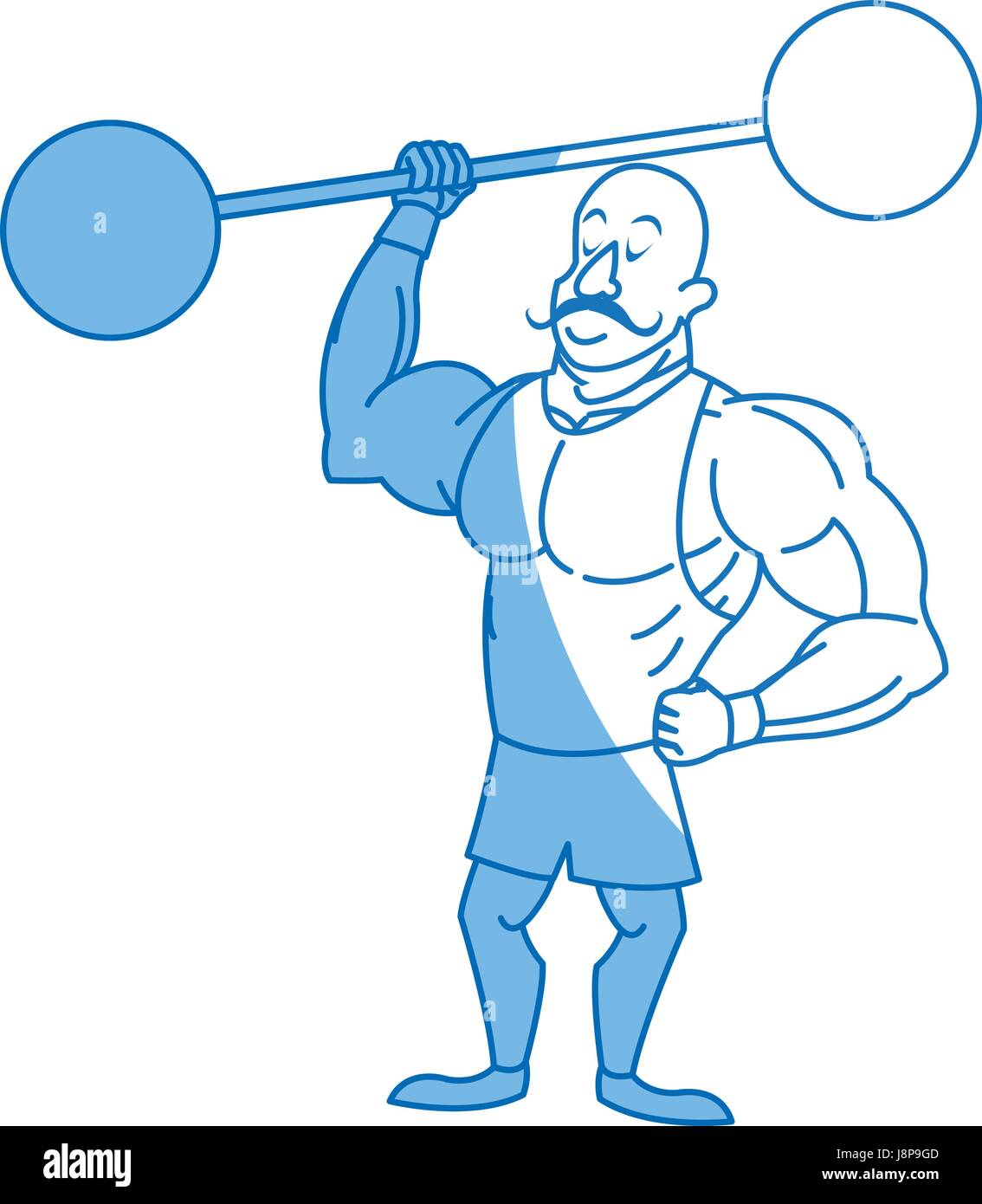 Circus Strongman Mustache