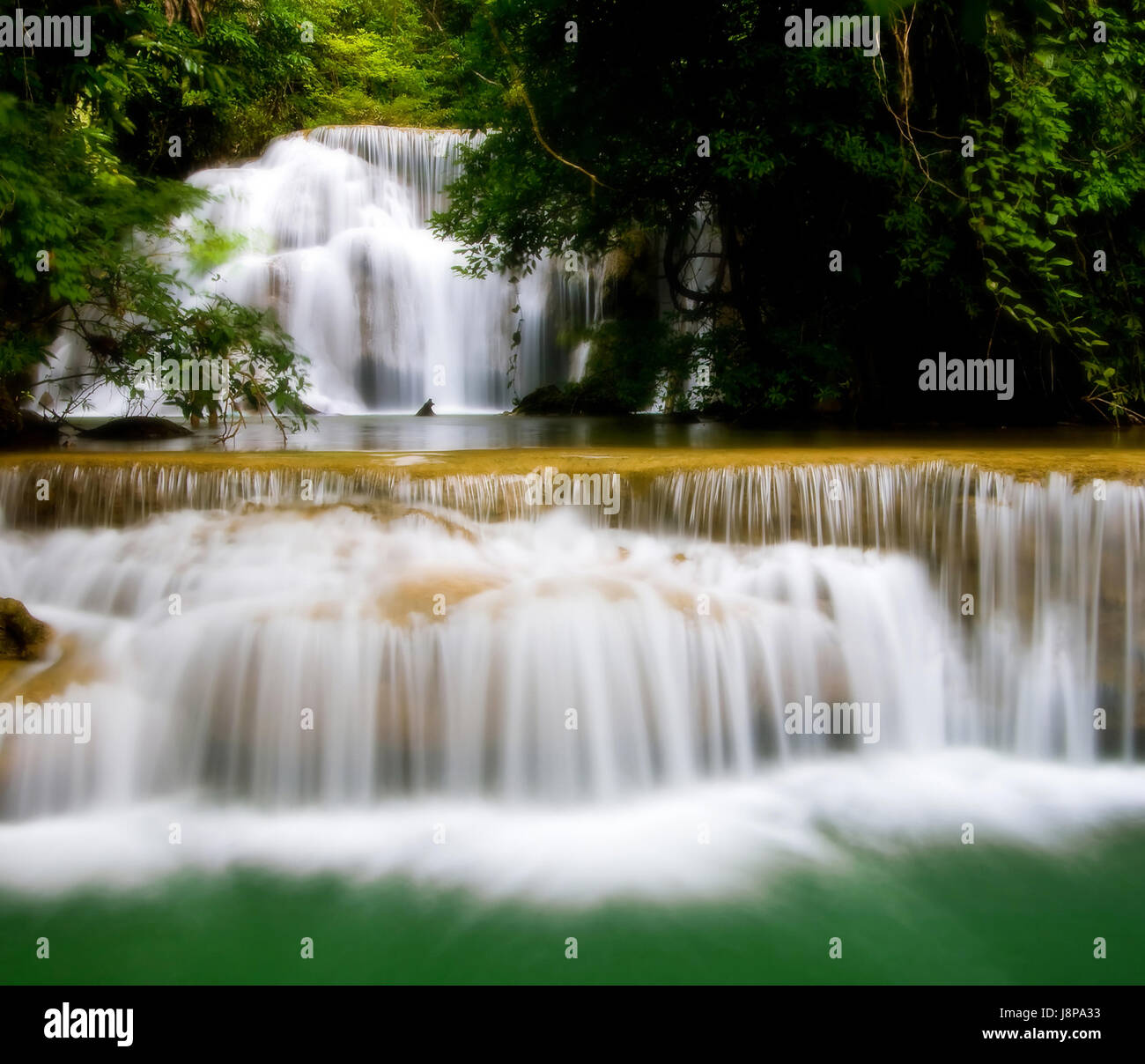 waterfall, adventure, tropical, climate, landscape, scenery ...