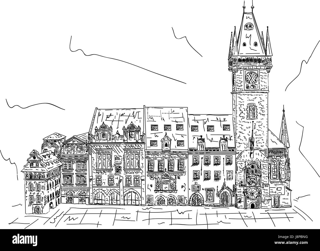 Cartoon tower hi-res stock photography and images - Alamy