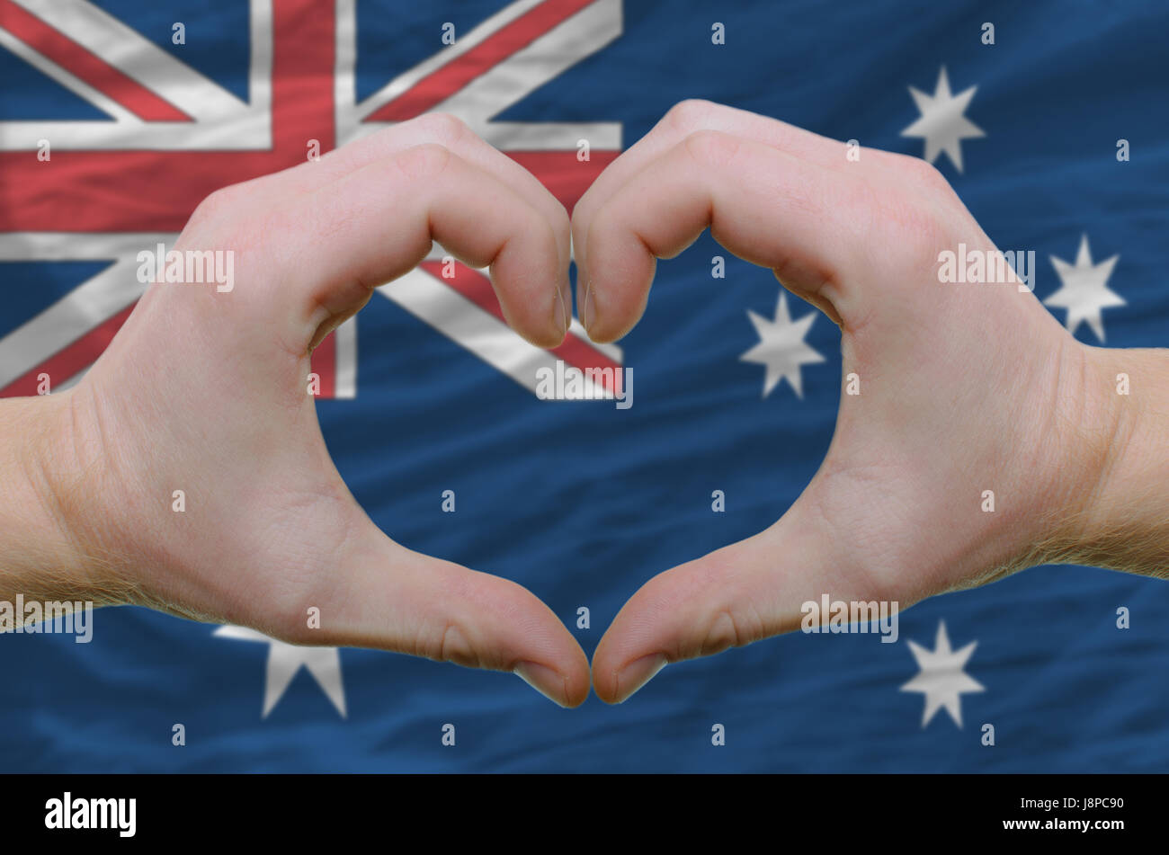 gesture, flag, national, country, nation, patriot, heart, gesture, hand ...