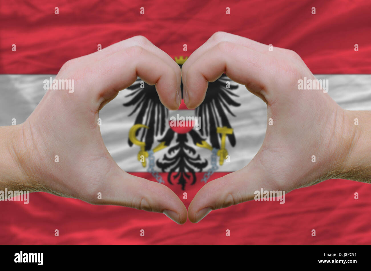 gesture, flag, national, country, nation, patriot, heart, gesture, hand ...