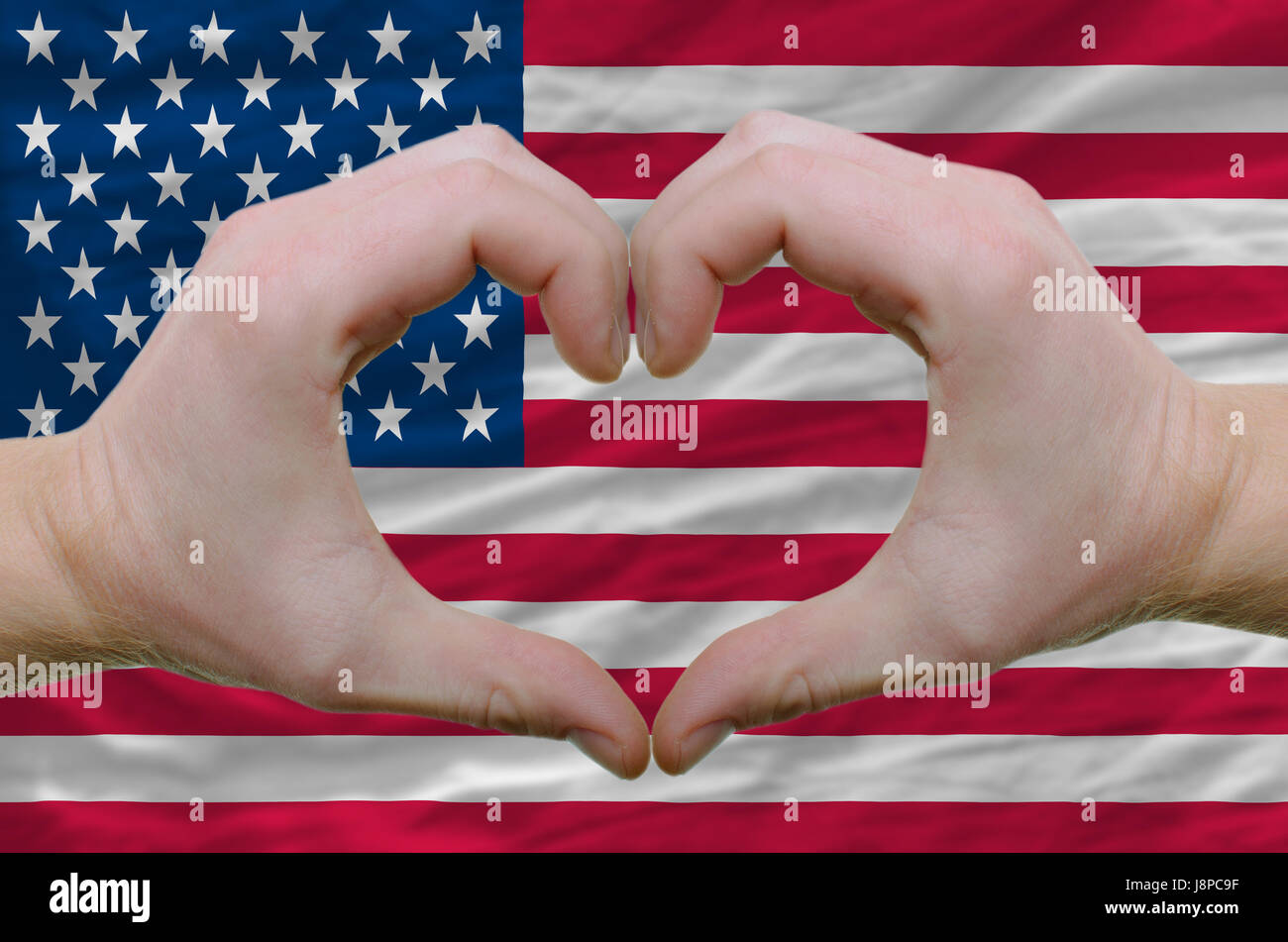 gesture, flag, national, country, nation, patriot, heart, gesture, hand ...