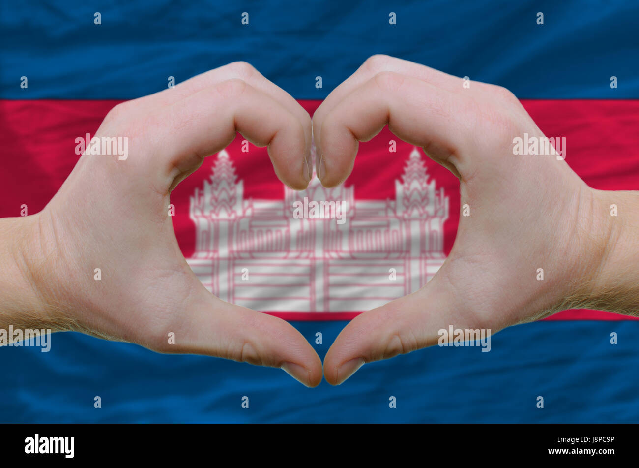 gesture, flag, national, country, nation, patriot, heart, gesture, hand ...