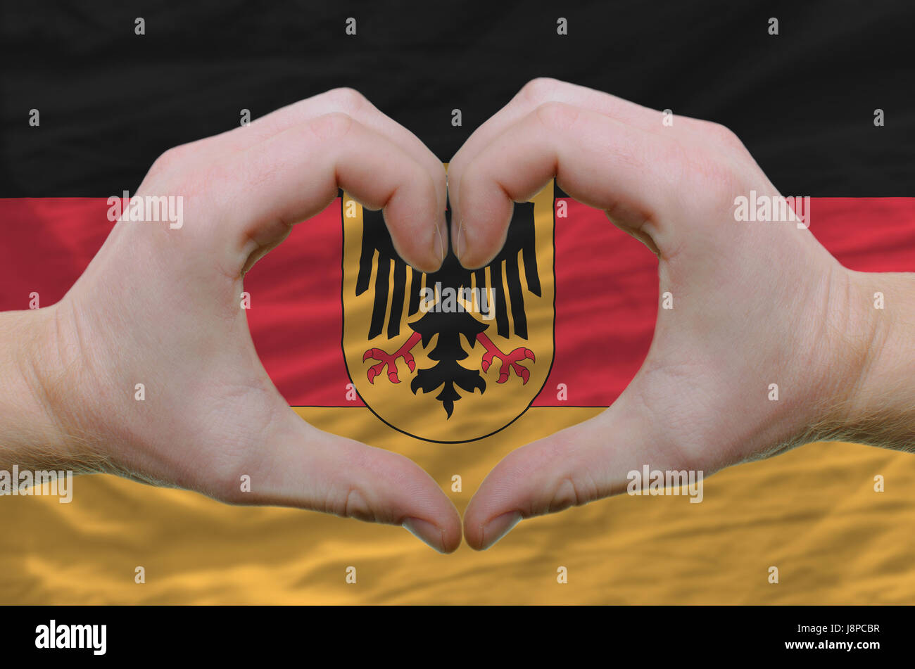 gesture, flag, national, country, nation, patriot, heart, gesture, hand ...