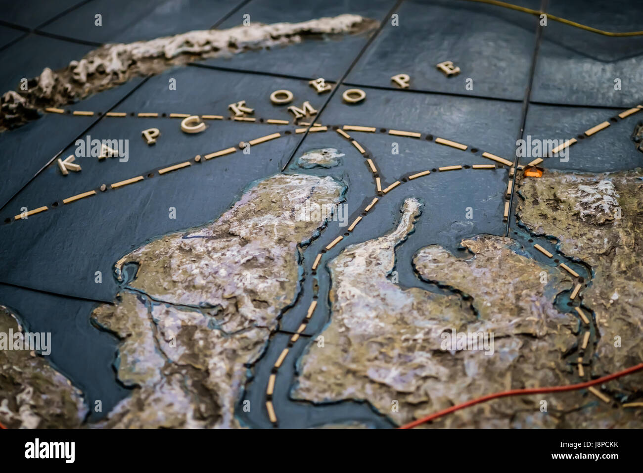 Map of paths hi-res stock photography and images - Alamy