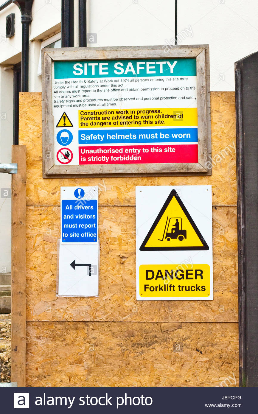 Workplace Health And Safety Signs Stock Photos & Workplace Health And ...