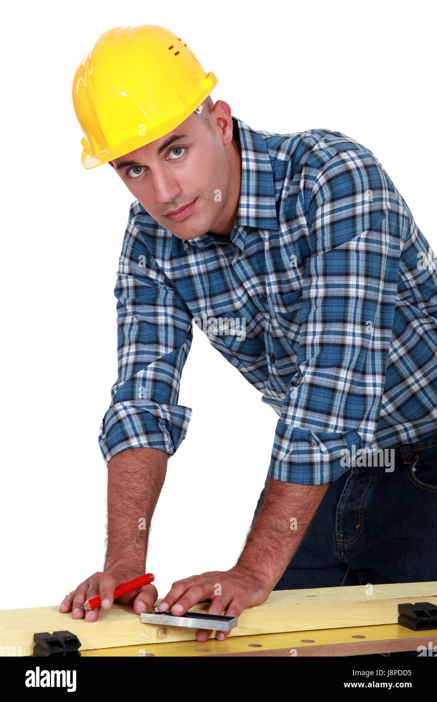 board, build, carpenter, competent, able, capable, carpentry, builder, hand Stock Photo - Alamy