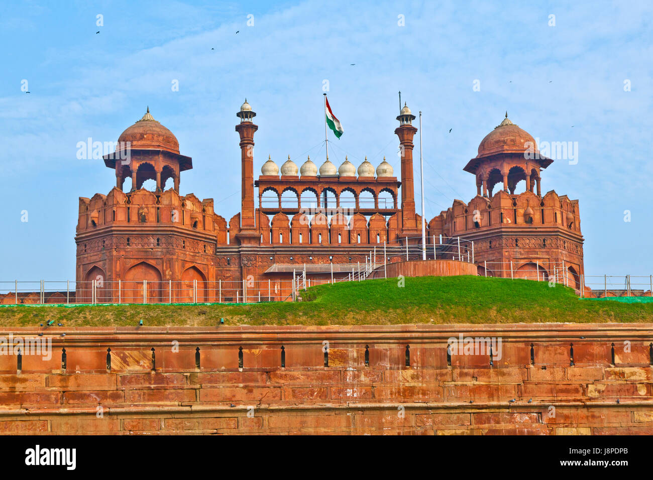 blue, india, fortress, sandstone, landmark, firmament, sky, blue, tower ...