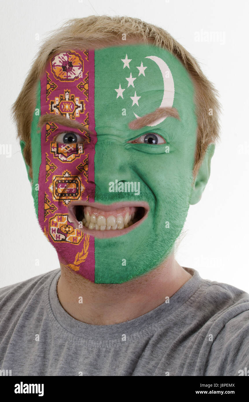 portrait, flag, national, country, raving, furious, angry, irately ...