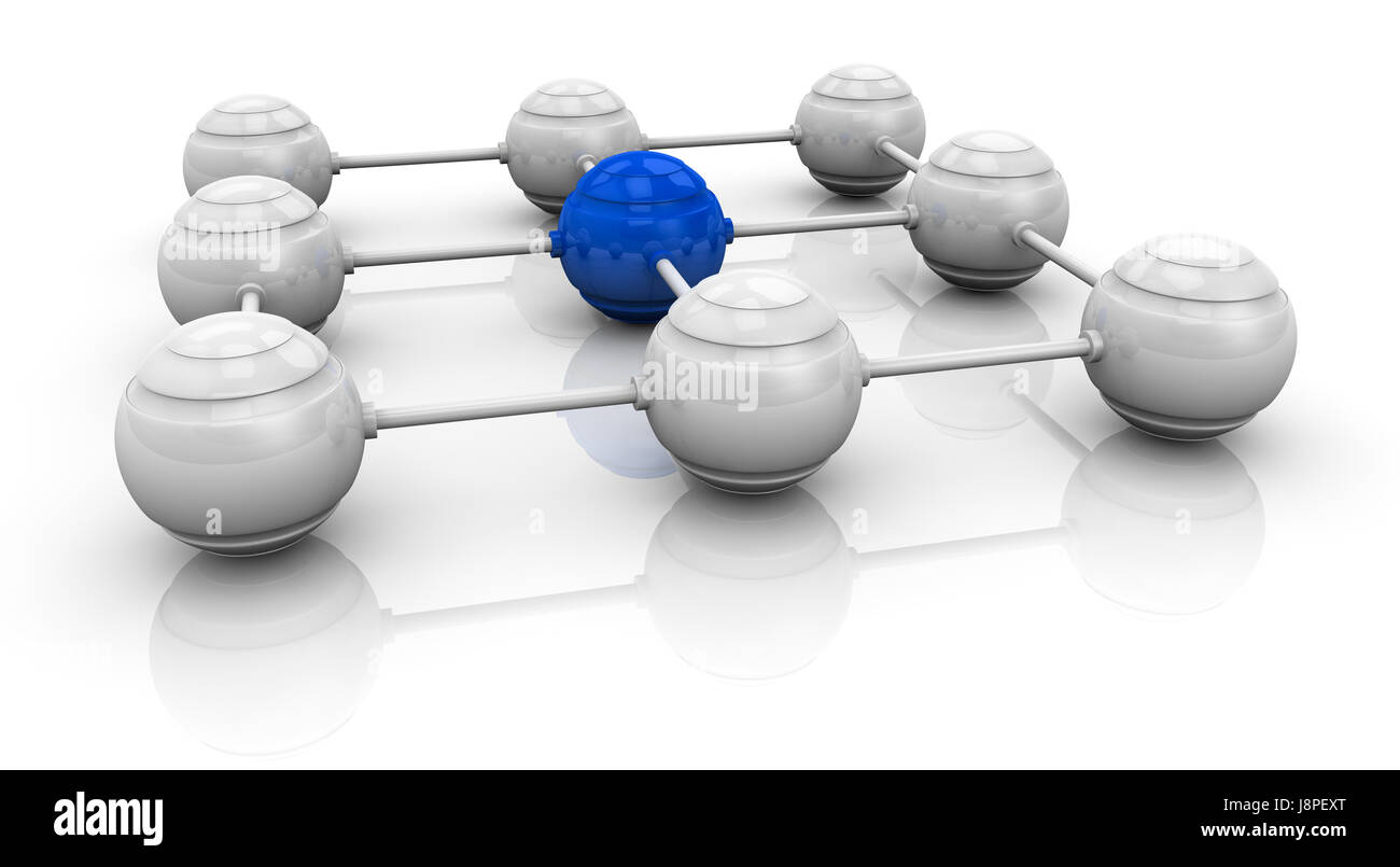 blue, strategy, single, isolated, social, model, design, project ...