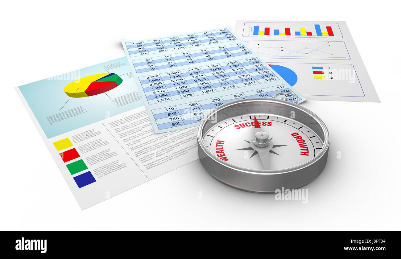 blue, office, isolated, chart, colour, model, design, project, concept ...