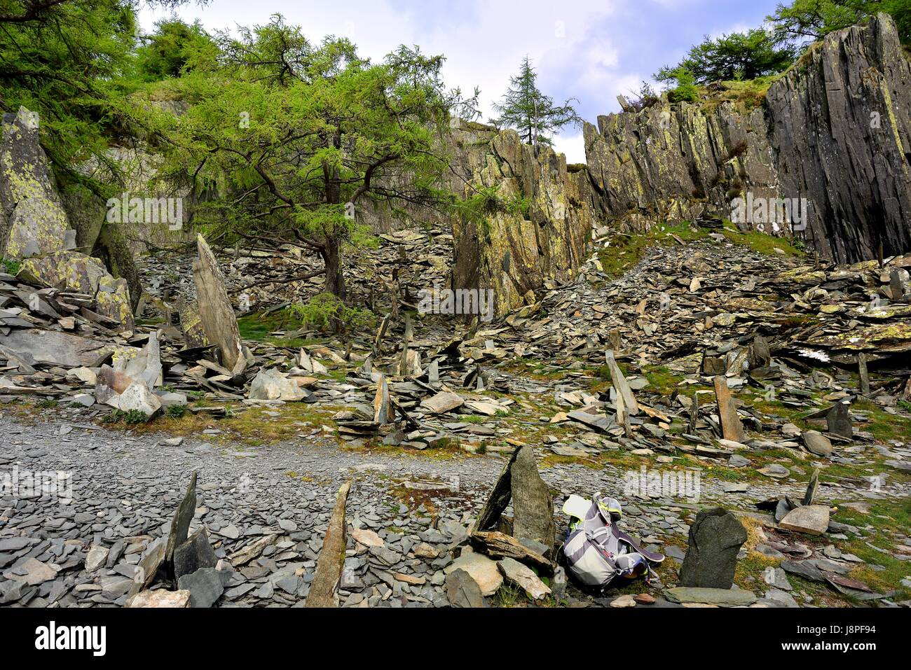 Quarry at castle crag hi-res stock photography and images - Alamy