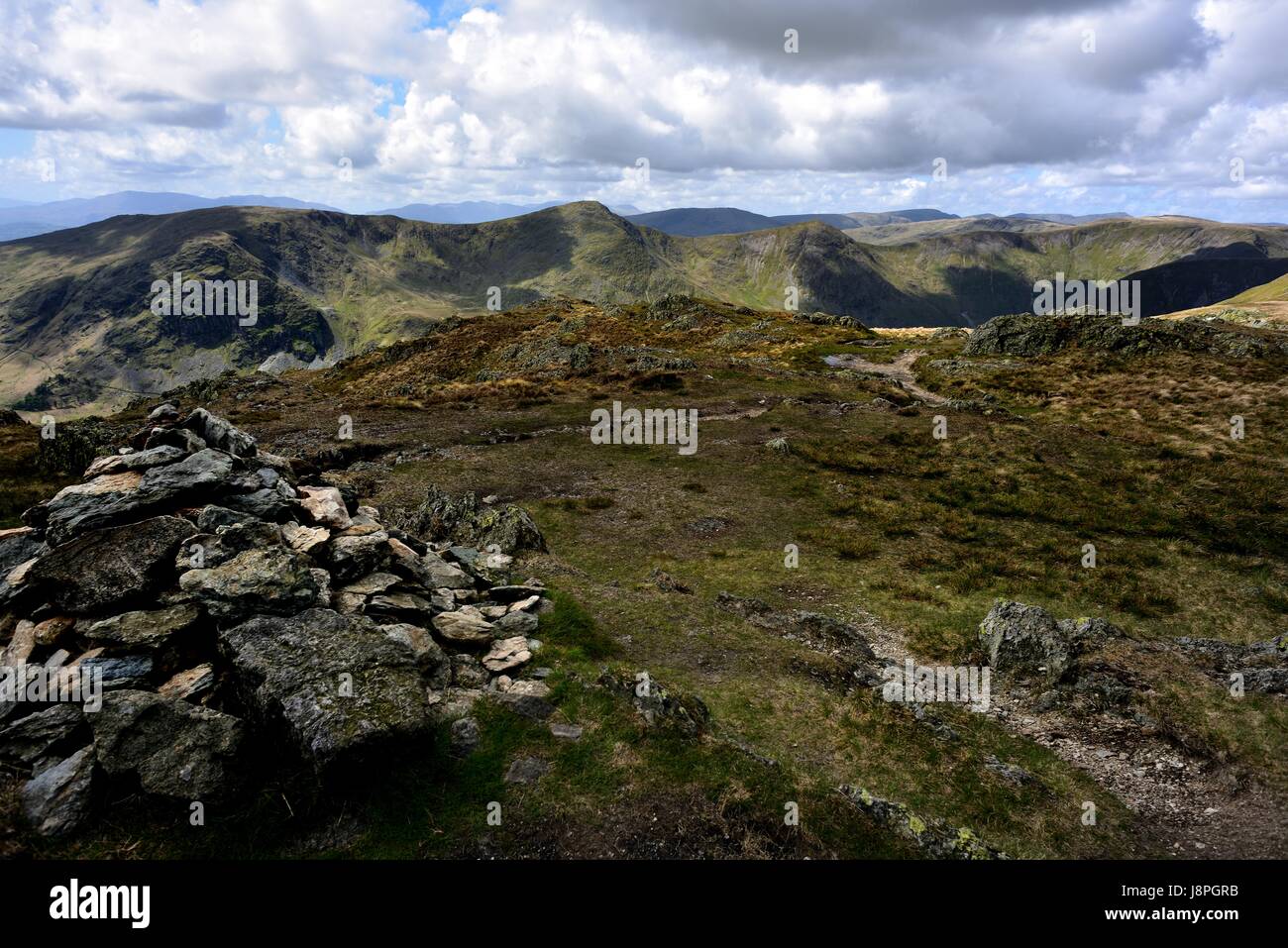 Kentmere Horseshoe from Kentmere Pike Stock Photo - Alamy