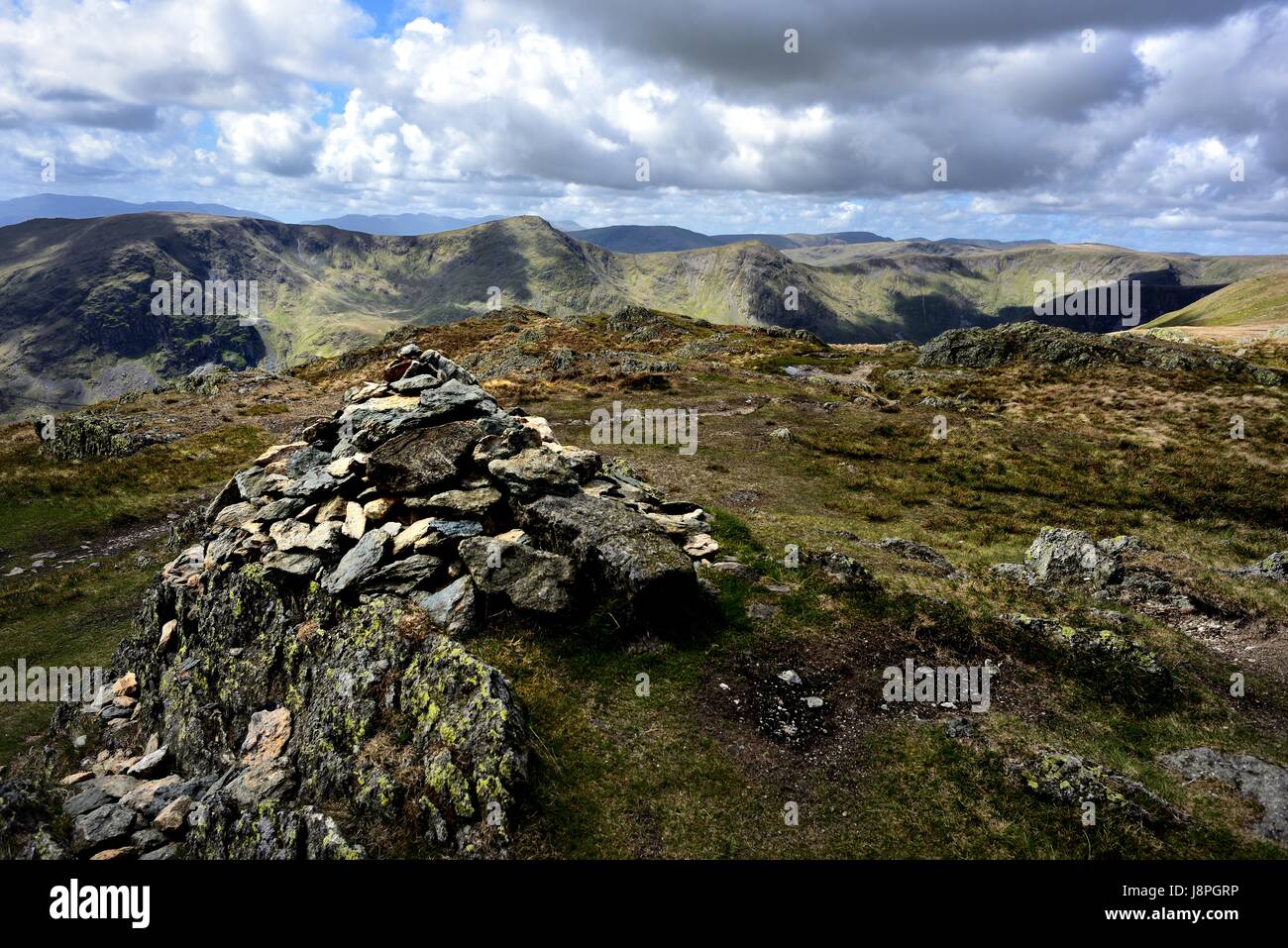 Kentmere Horseshoe from Kentmere Pike Stock Photo - Alamy