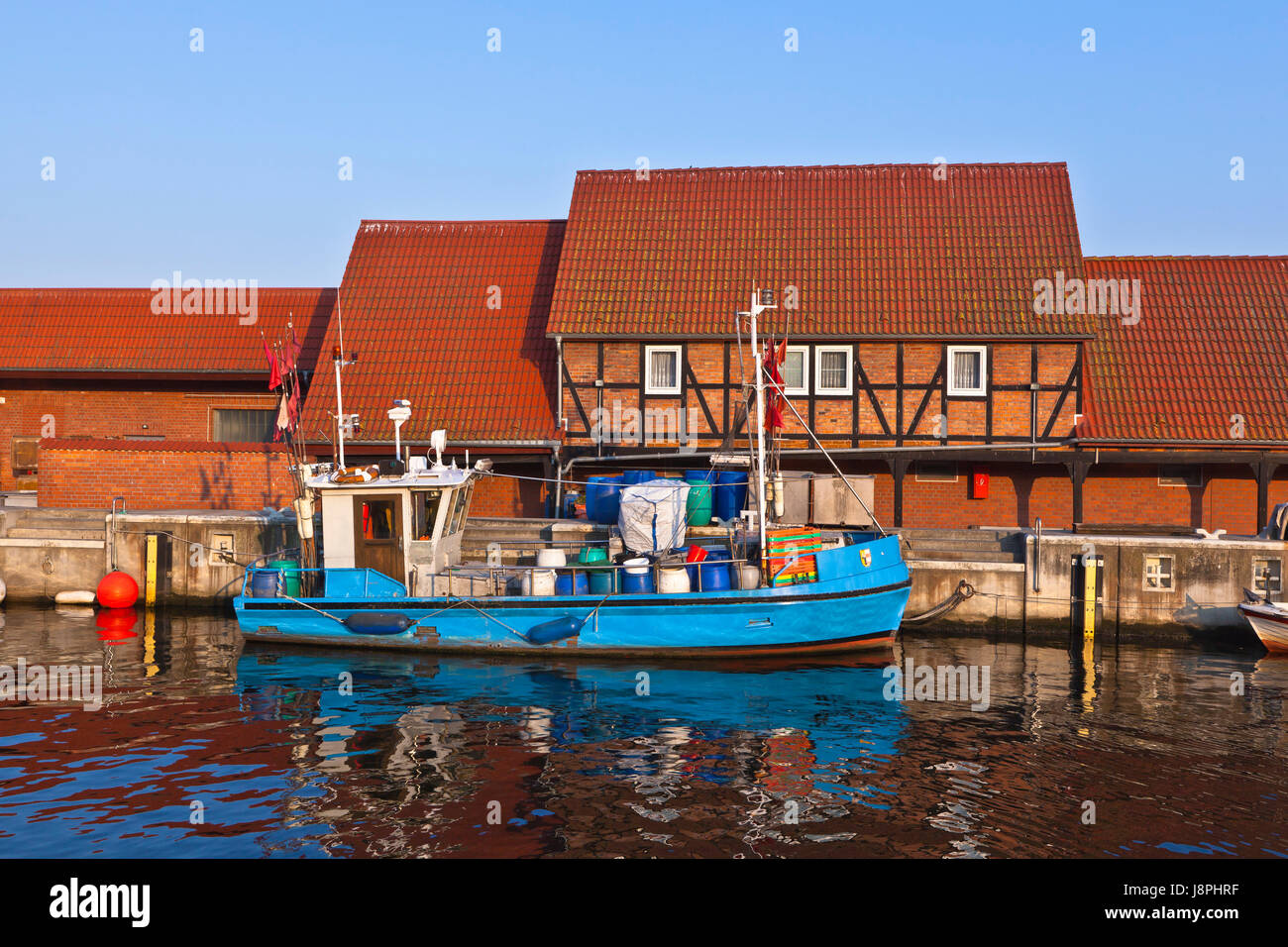 Hanseatic city, fishing boat, mecklenburg, rowing boat, sailing boat ...