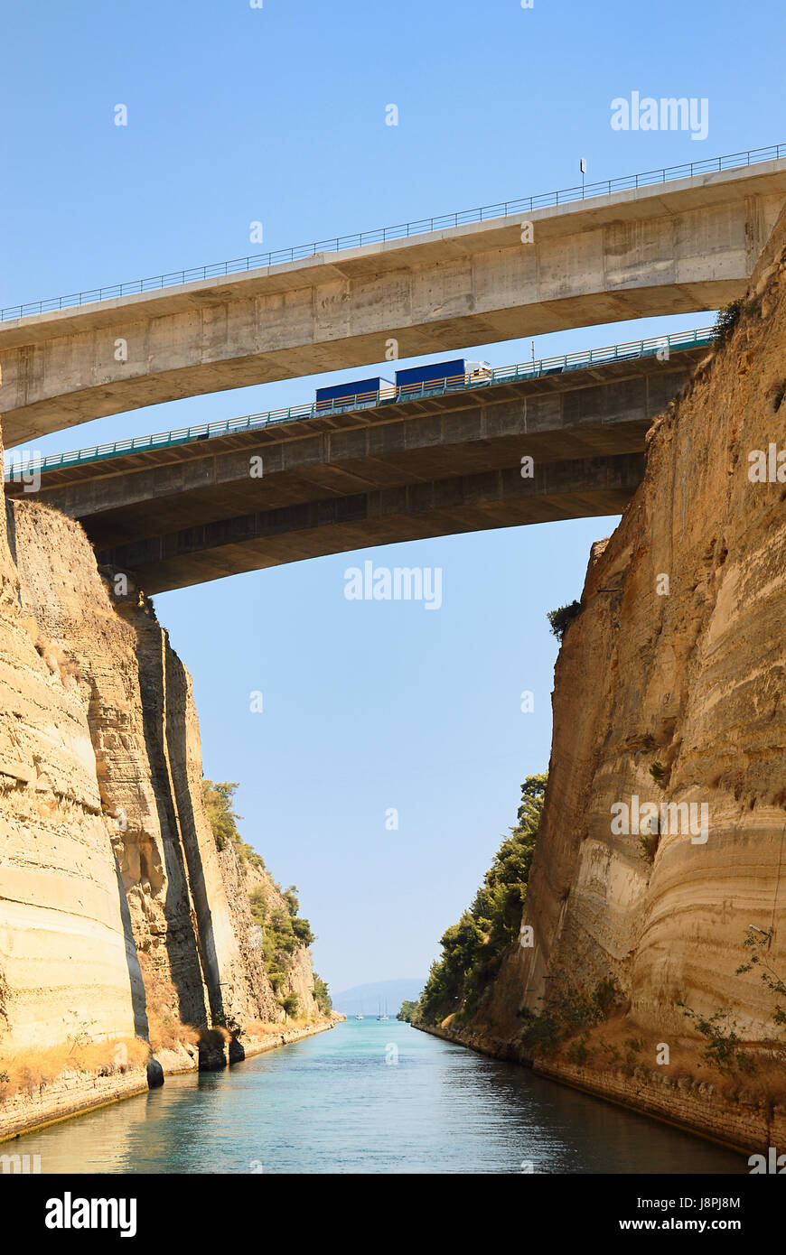 Greece greek channel spring hi-res stock photography and images - Alamy