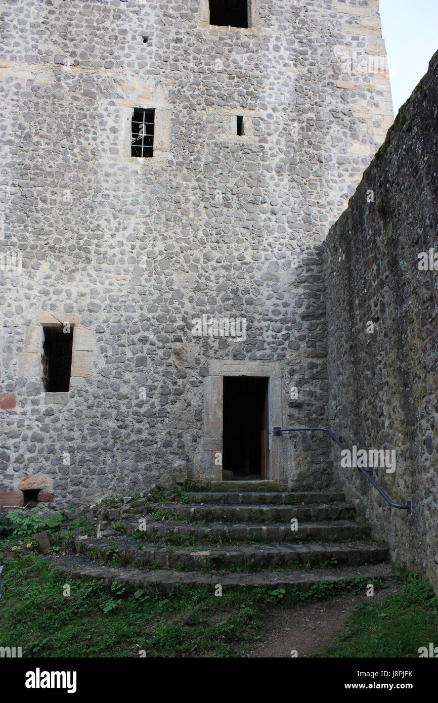 steps a ruined castle Stock Photo - Alamy