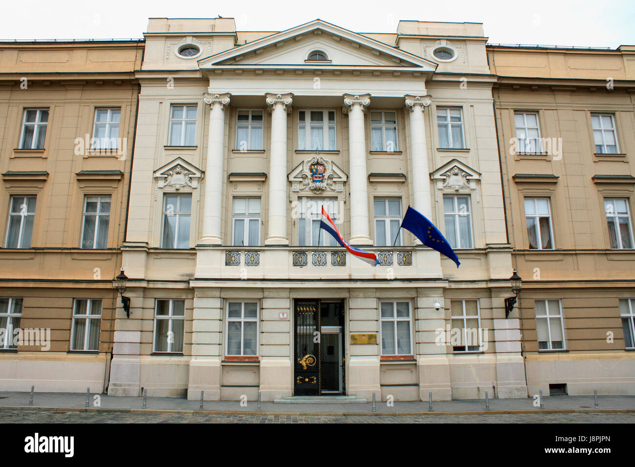 Croatian Government institution, Zagreb, Croatia Stock Photo - Alamy