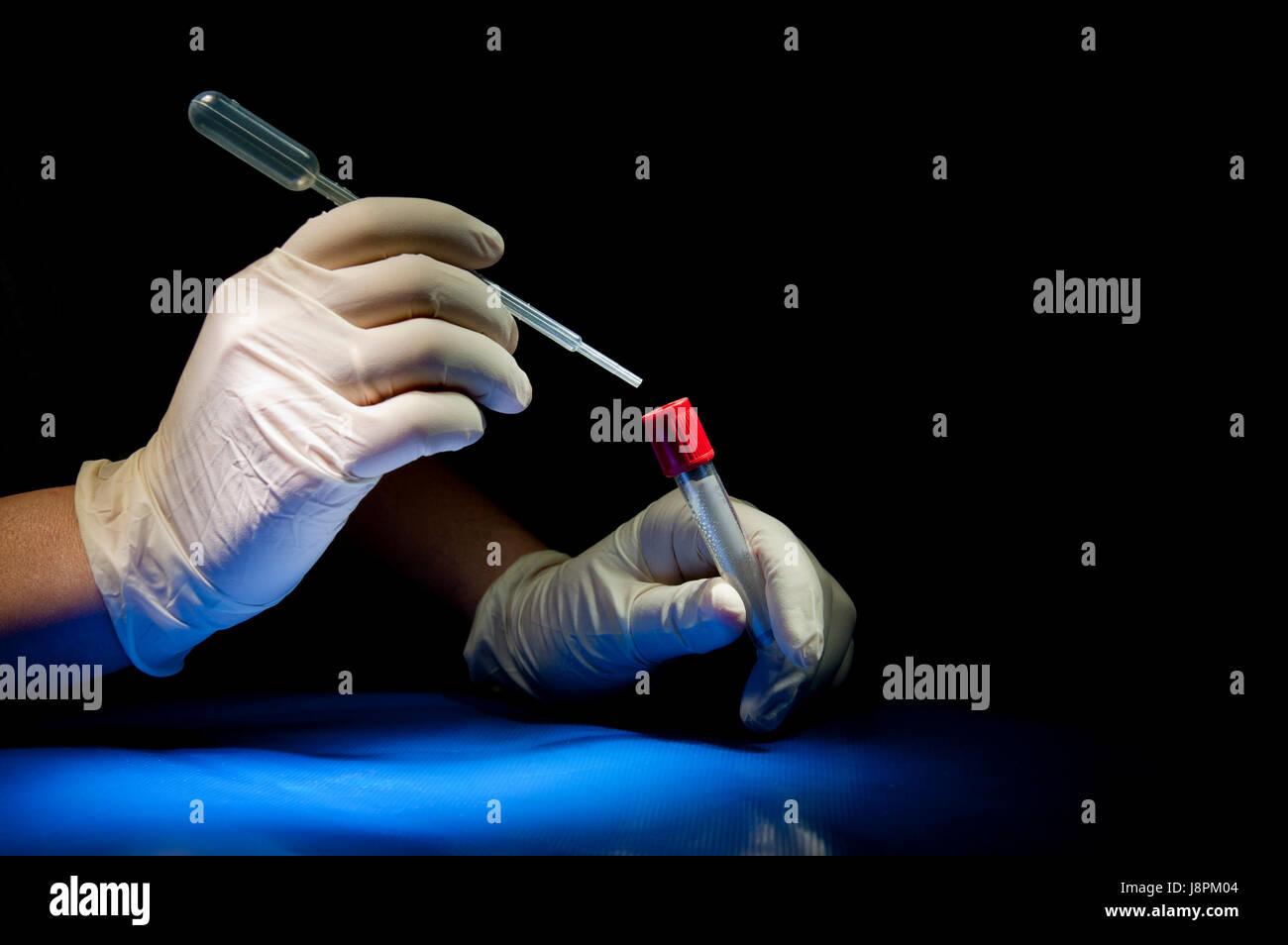 hand, hands, hold, tube, in, gloves, pipette, and, white, pipe, doctor ...