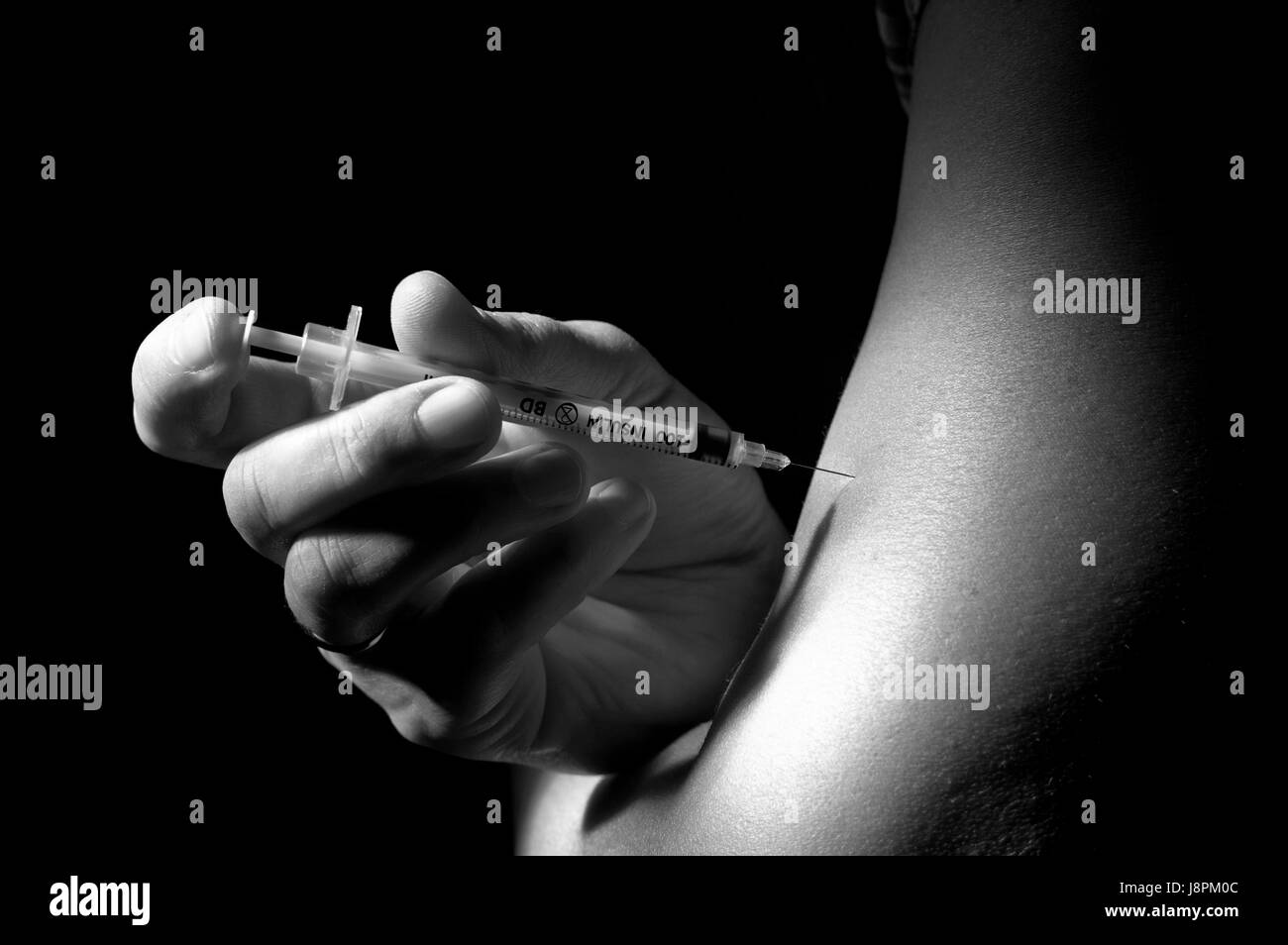 black, swarthy, jetblack, deep black, injection, insulin, and, white ...