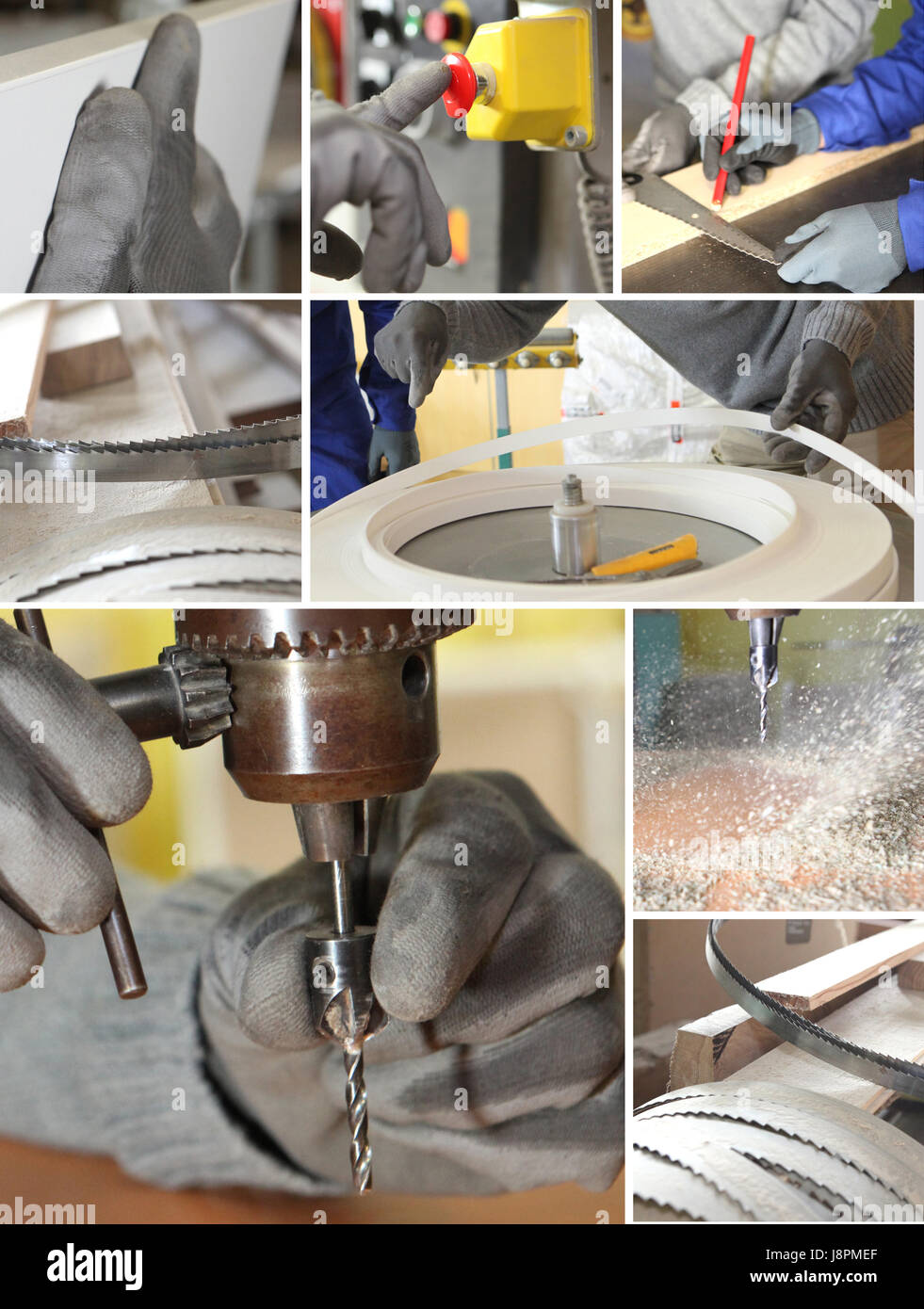 industry, industrial, wood, work, factory, collage, montage, assemblage ...