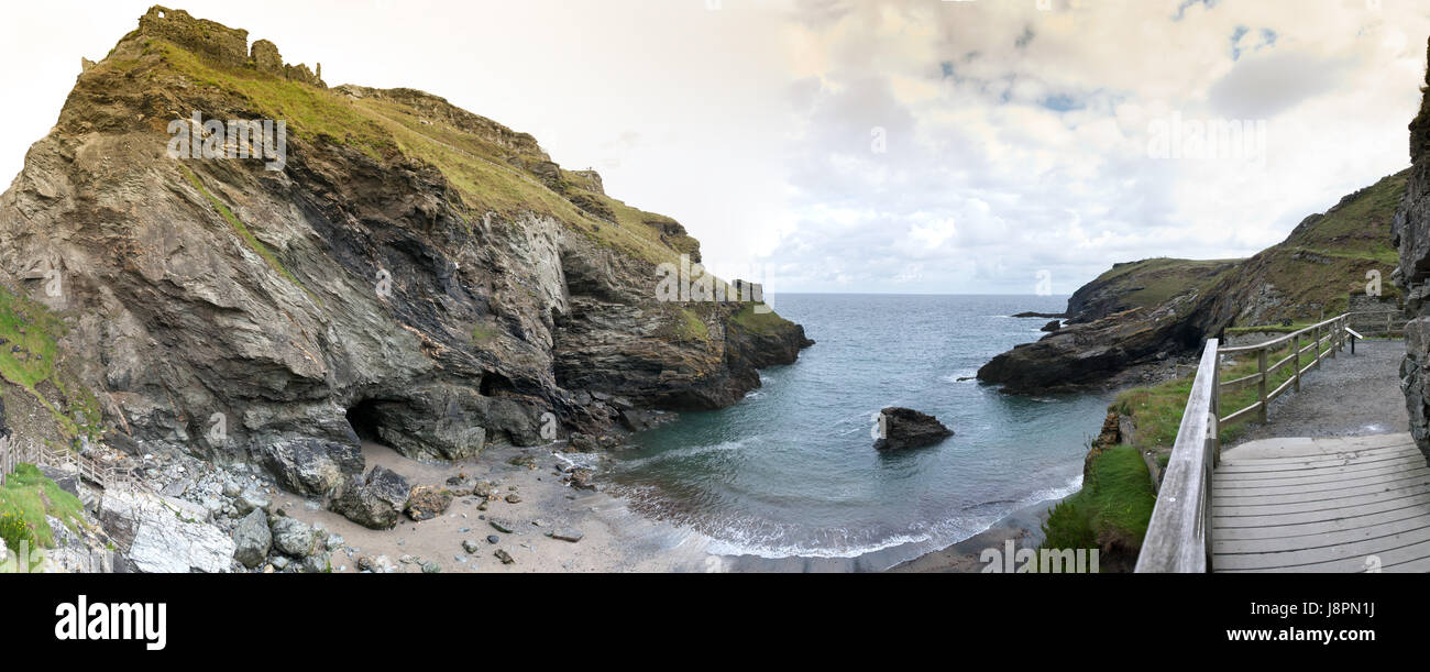 cave, britain, legend, salt water, sea, ocean, water, cornwall ...