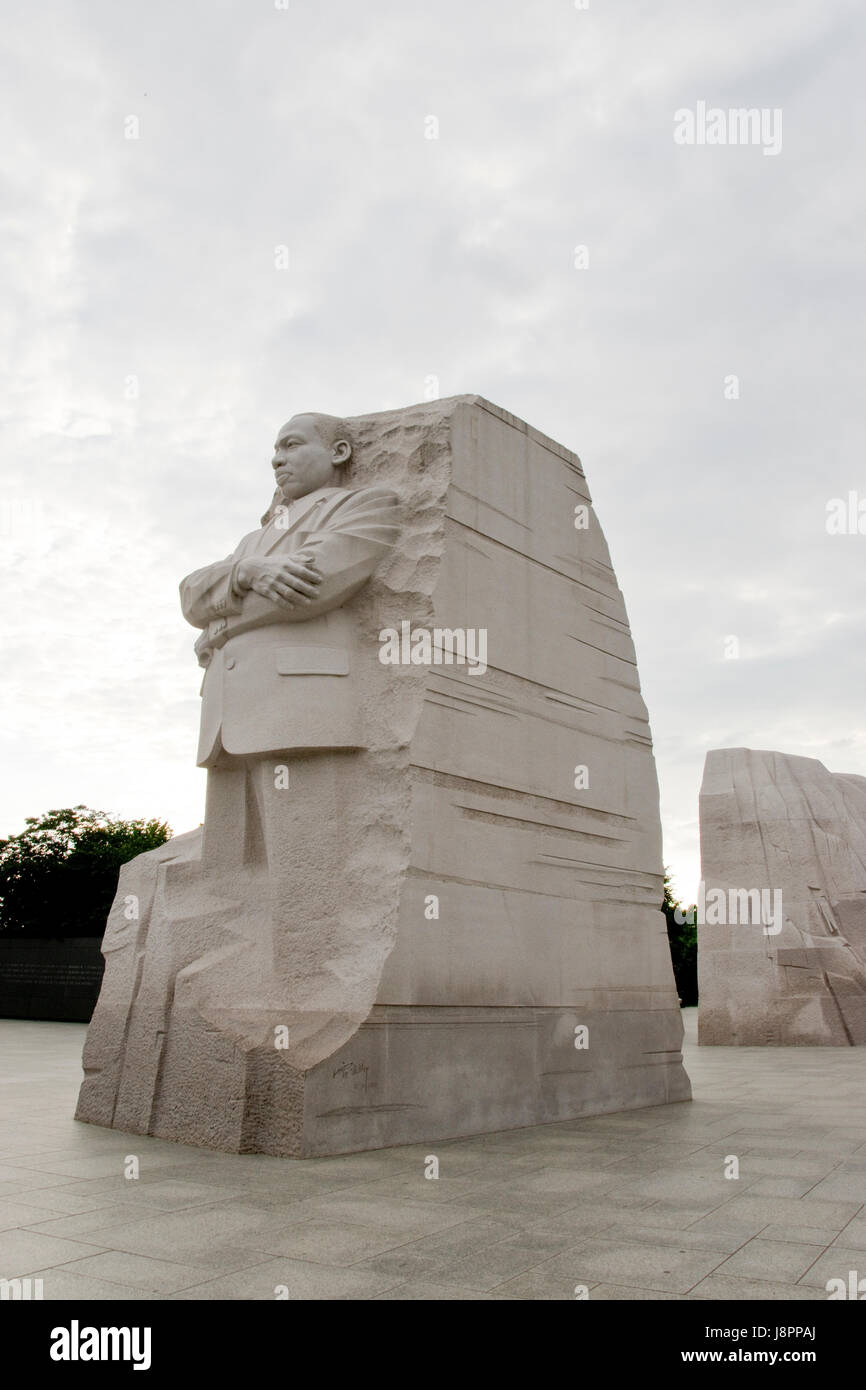 The Martin Luther King Memorial, a monument to the leader of the Civil ...