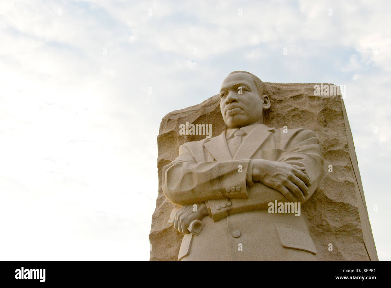The Martin Luther King Memorial, a monument to the leader of the Civil ...