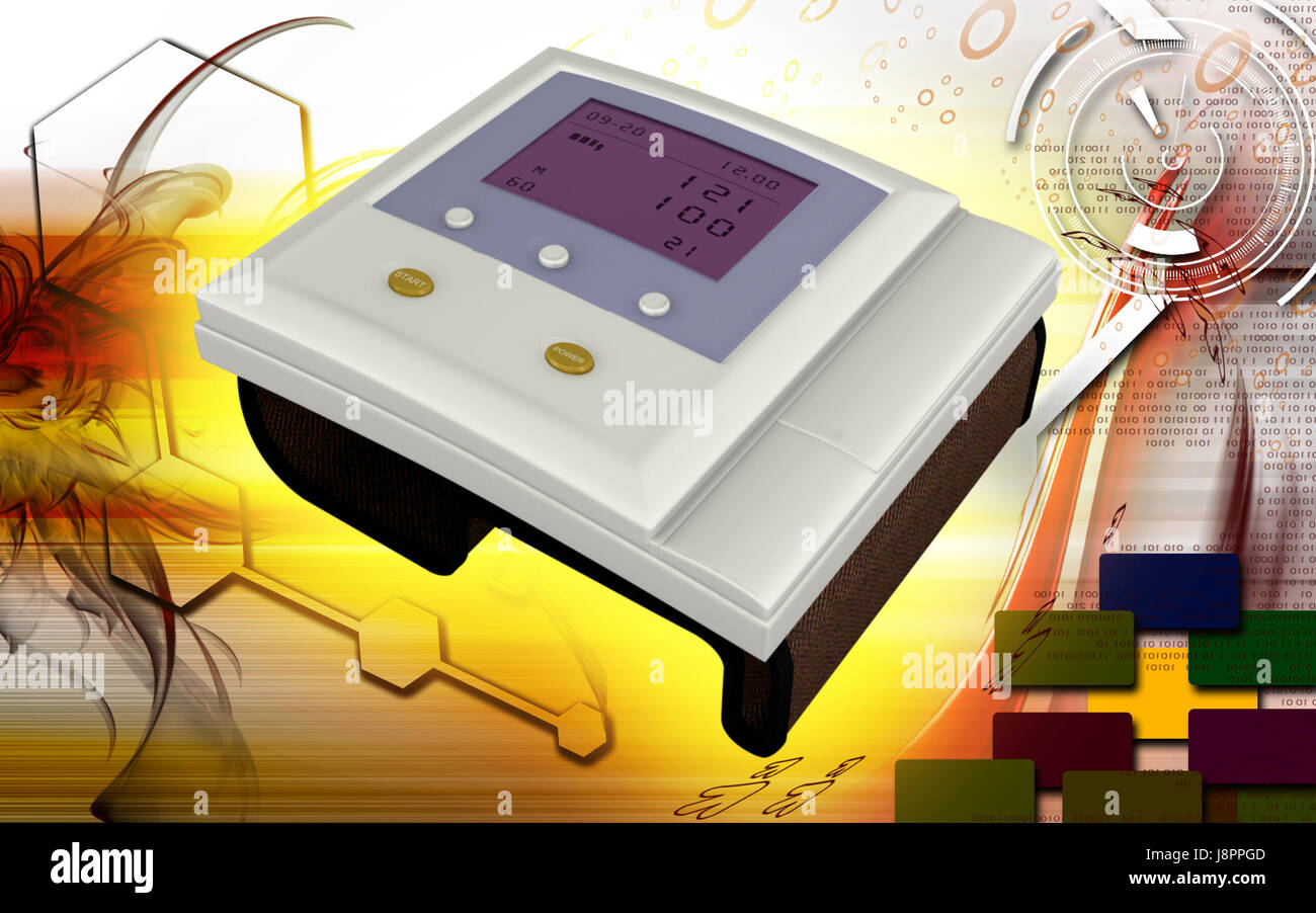 medicinally, medical, graphics, colour, illustration, monitor, hospital ...