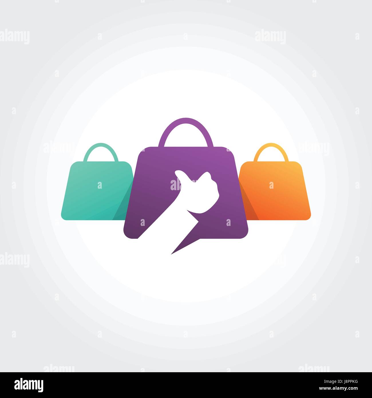 Best Shopping Symbol Design, Thumb up concept Stock Vector Image & Art ...