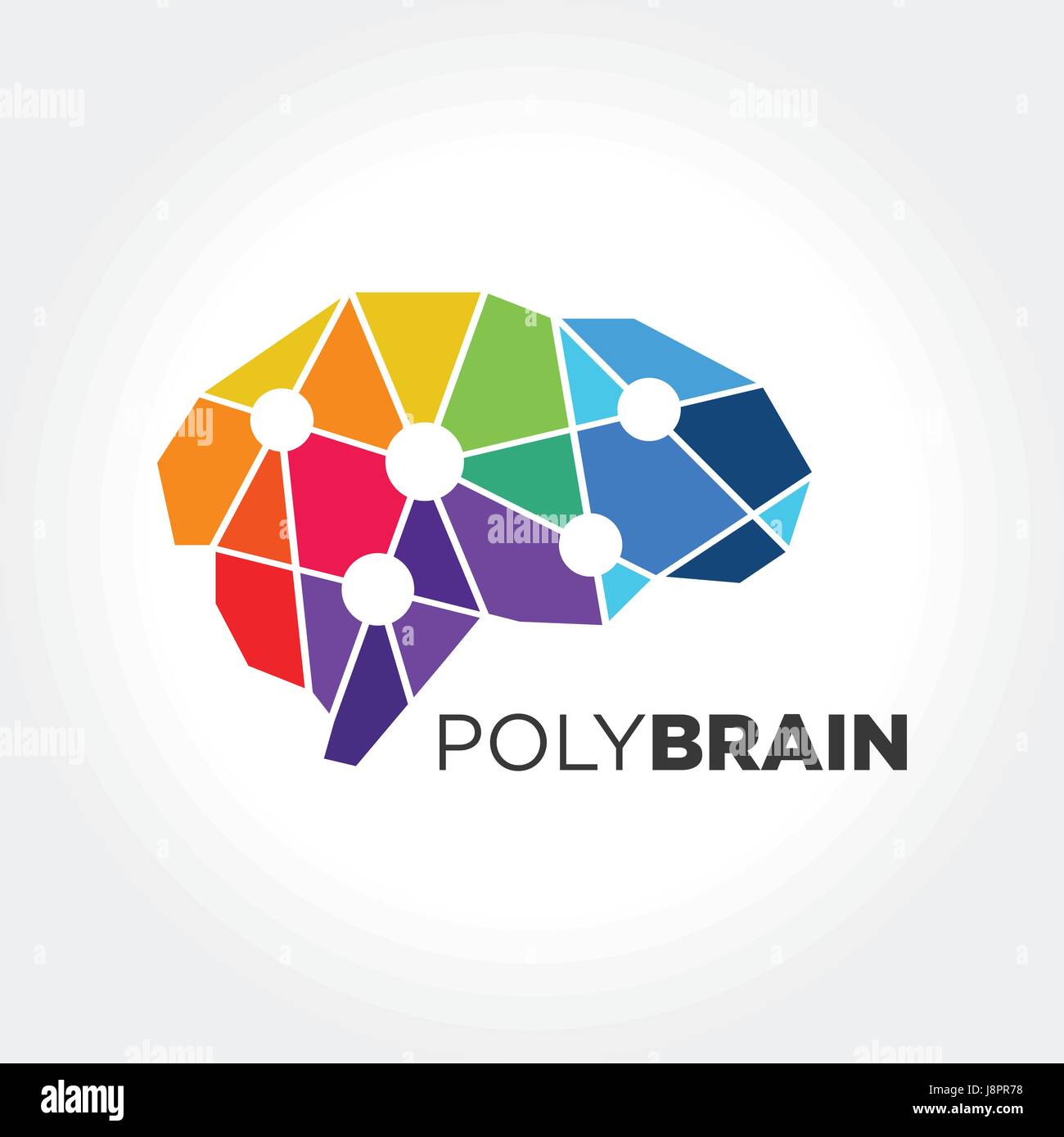 Logo brain hi-res stock photography and images - Alamy