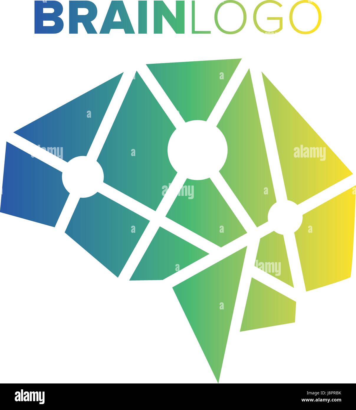 Human brain logo hi-res stock photography and images - Alamy