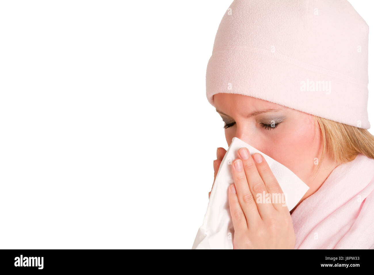 woman, nose, virus, tissue, infection, sick, ill, woman, health ...