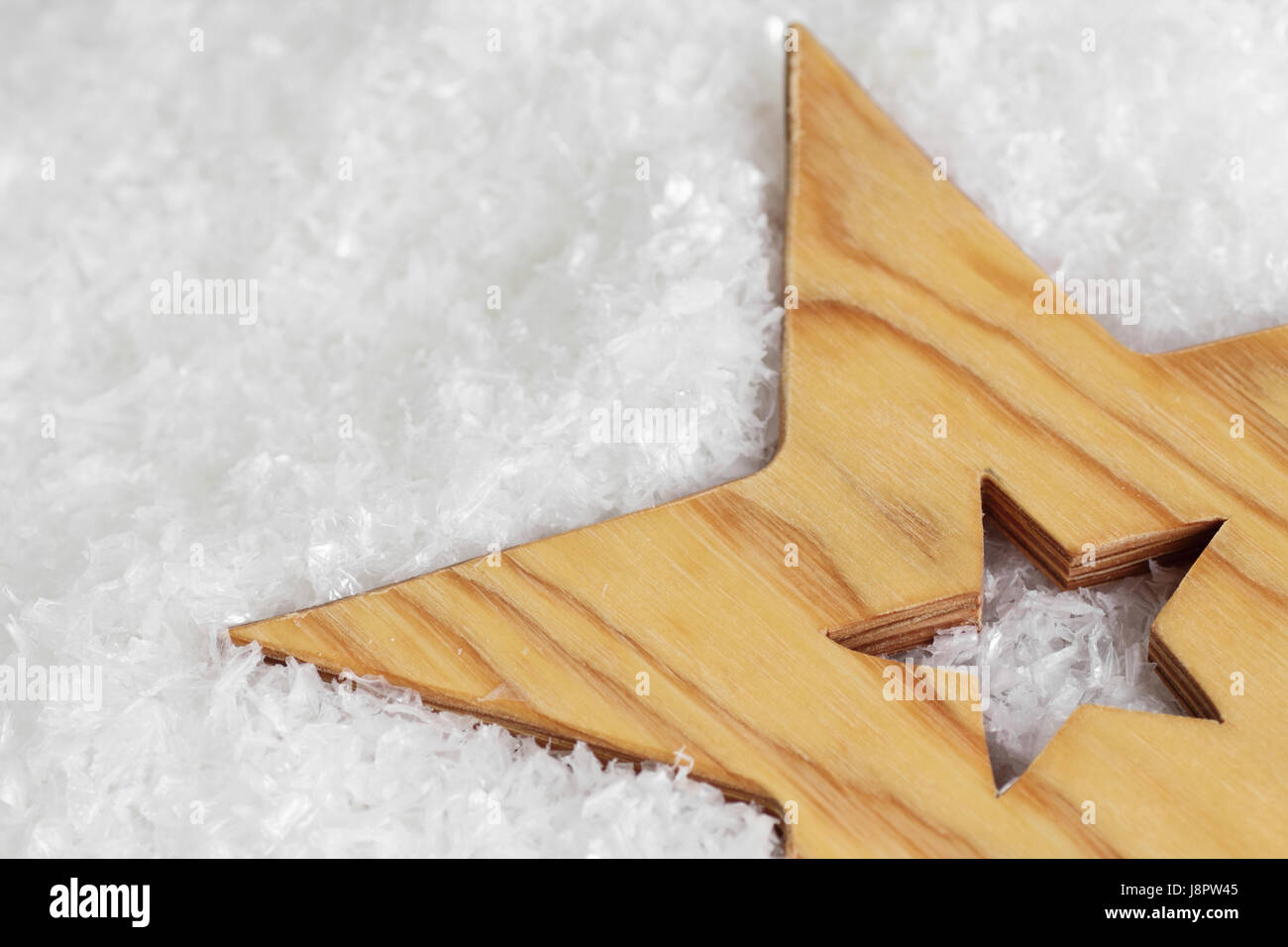 star in snow Stock Photo - Alamy