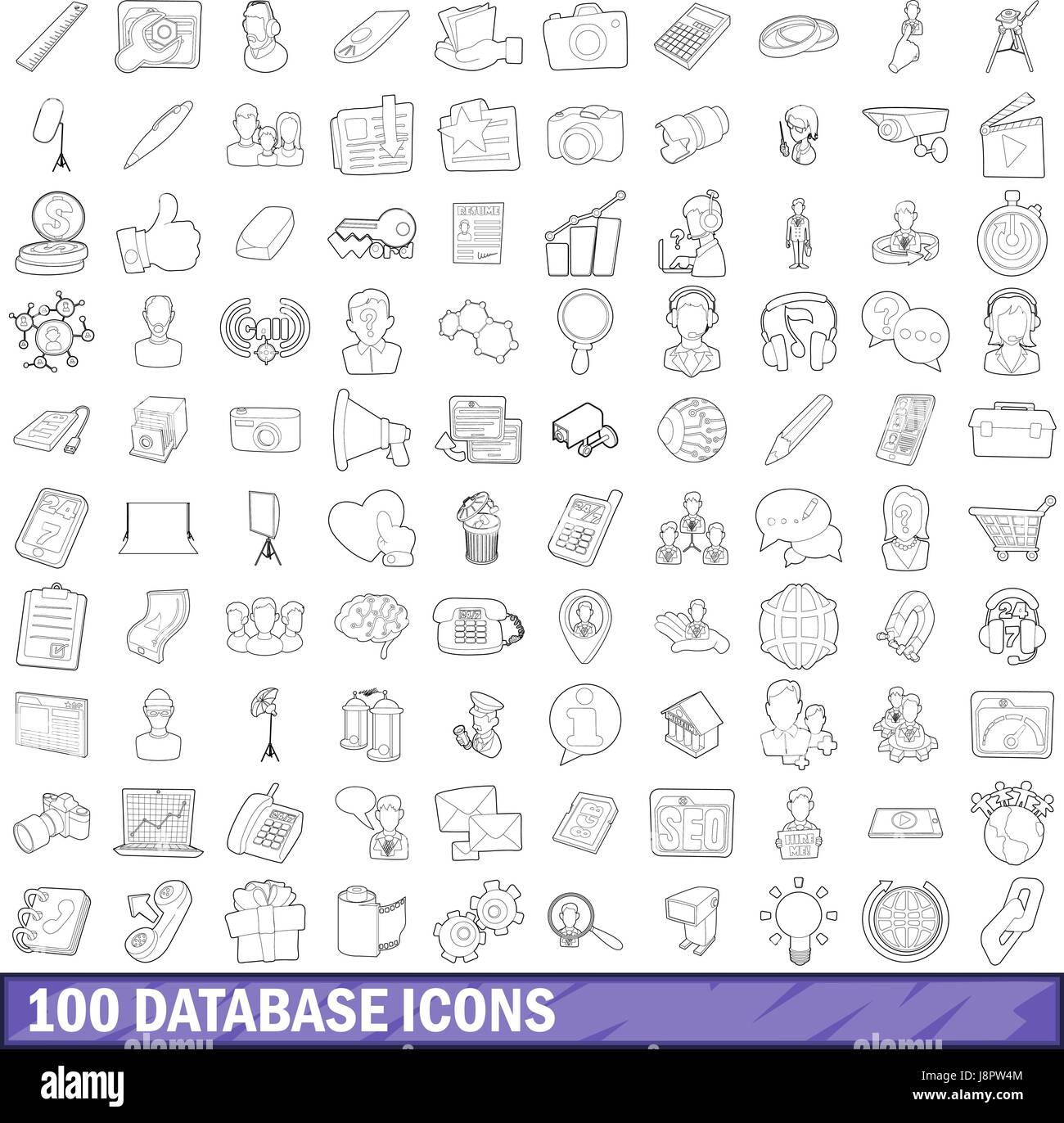100 database cloud icons hi-res stock photography and images - Alamy