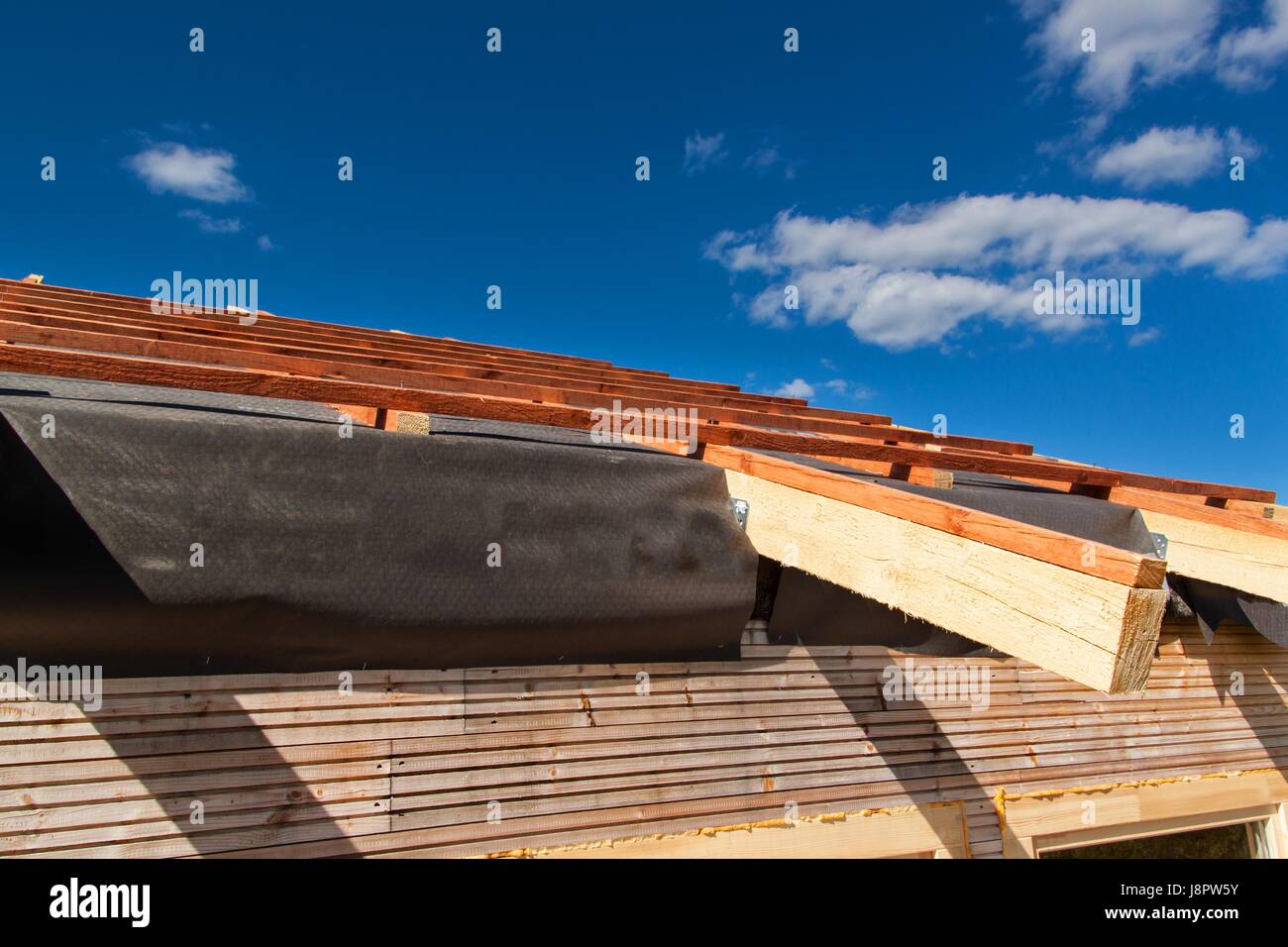 Wooden roof strut hi-res stock photography and images - Alamy