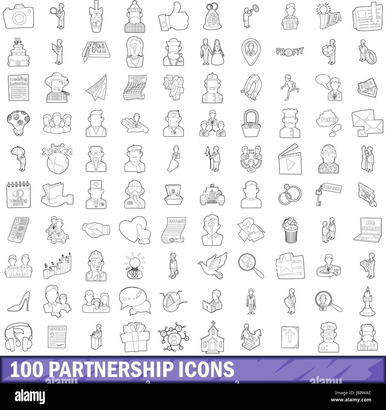 100 partnership Stock Vector Images - Alamy