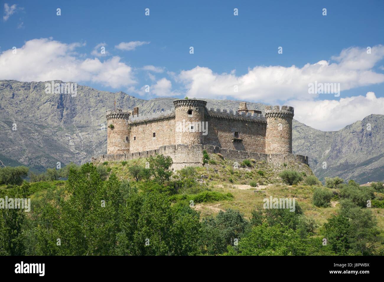 monument, stone, spain, wall, fortification, castle, landmark, chateau ...