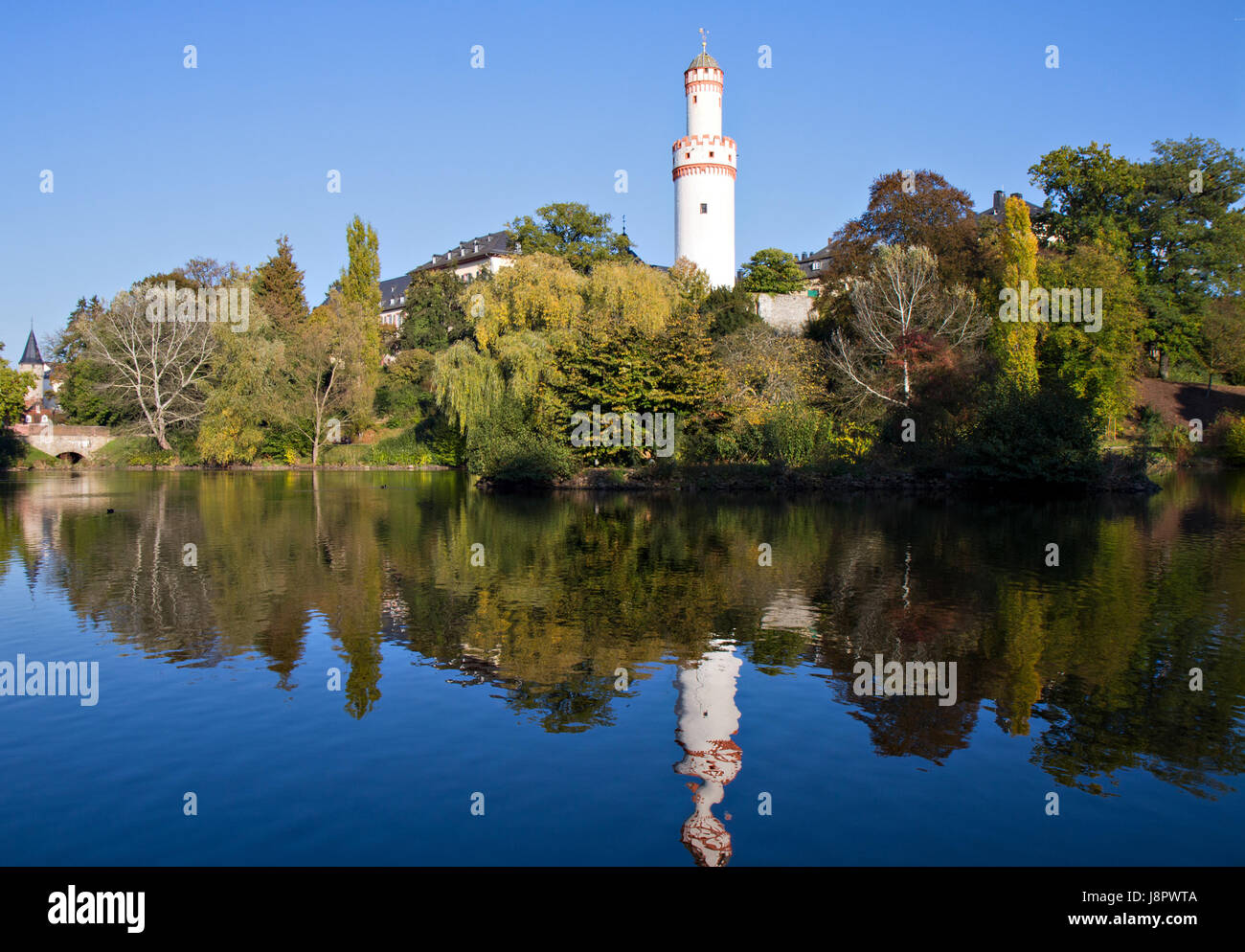park, germany, german federal republic, watchtower, medieval, castle ...