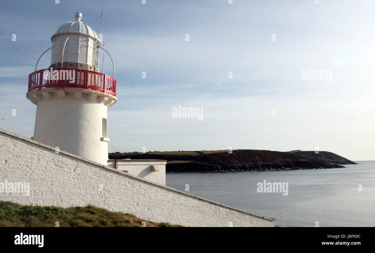 illuminate, security, safety, lighthouse, white, building, light, blue ...