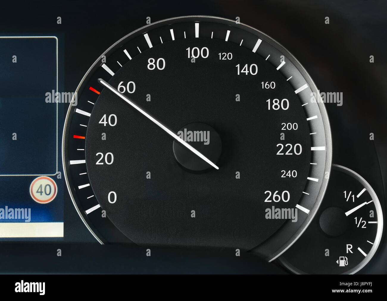Speedometer of a car Stock Photo - Alamy