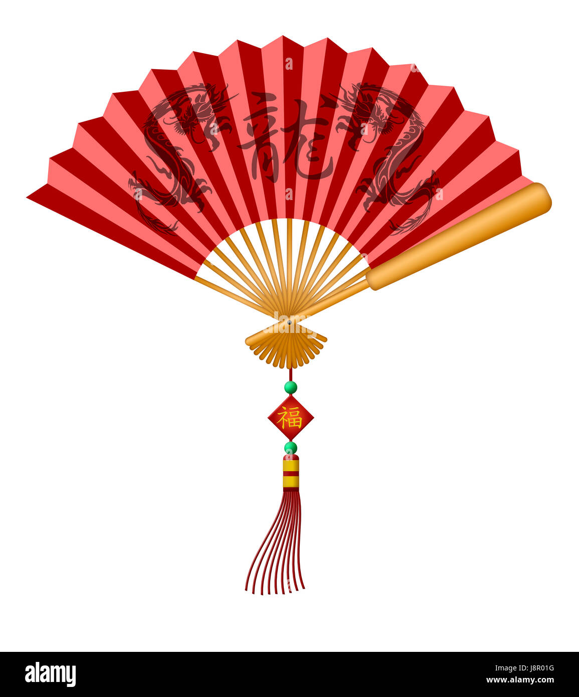 new, dragon, chinese, folding, calligraphy, years, year, fan, object ...