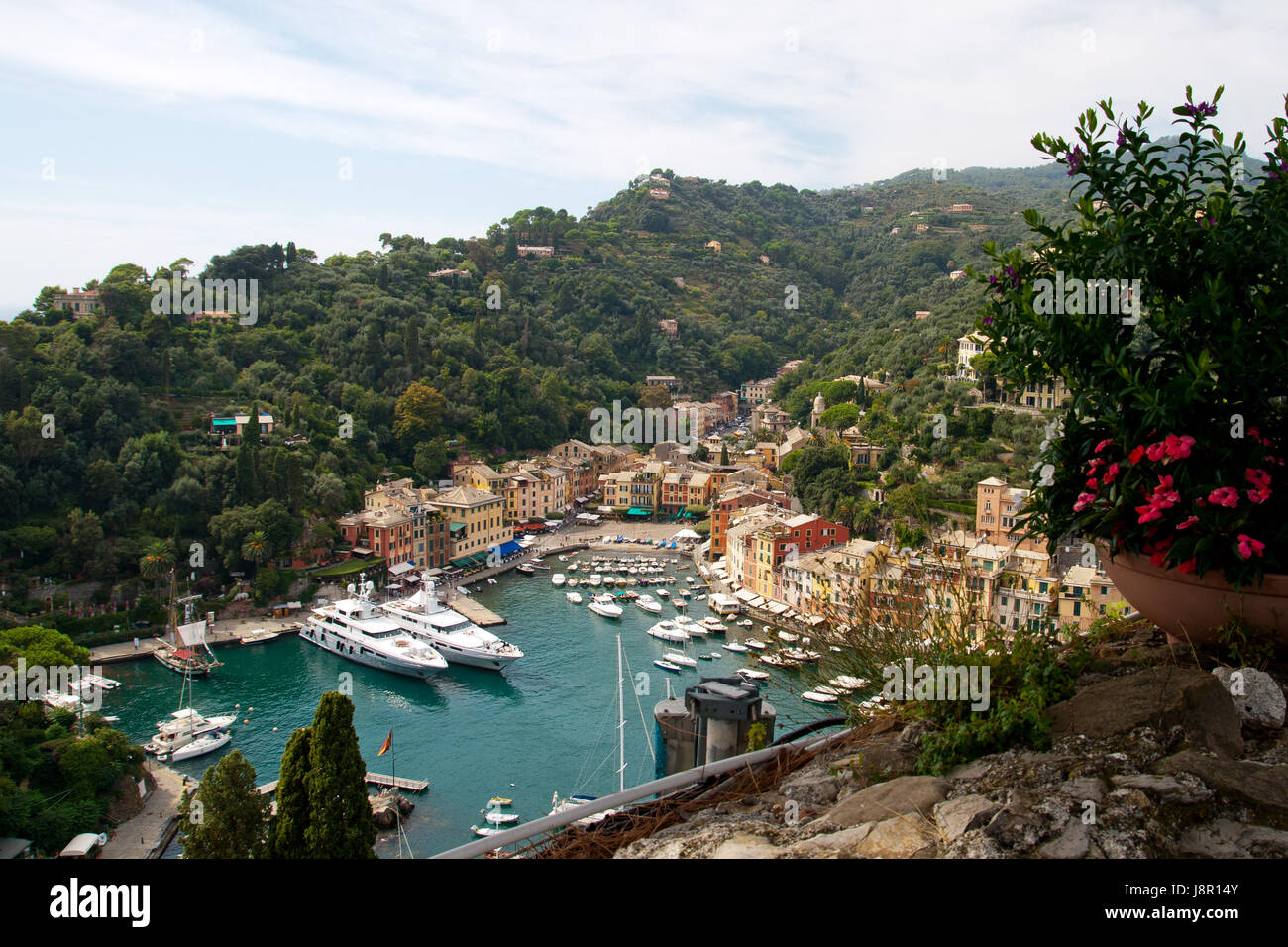 blue, houses, city, town, famous, beach, seaside, the beach, seashore ...