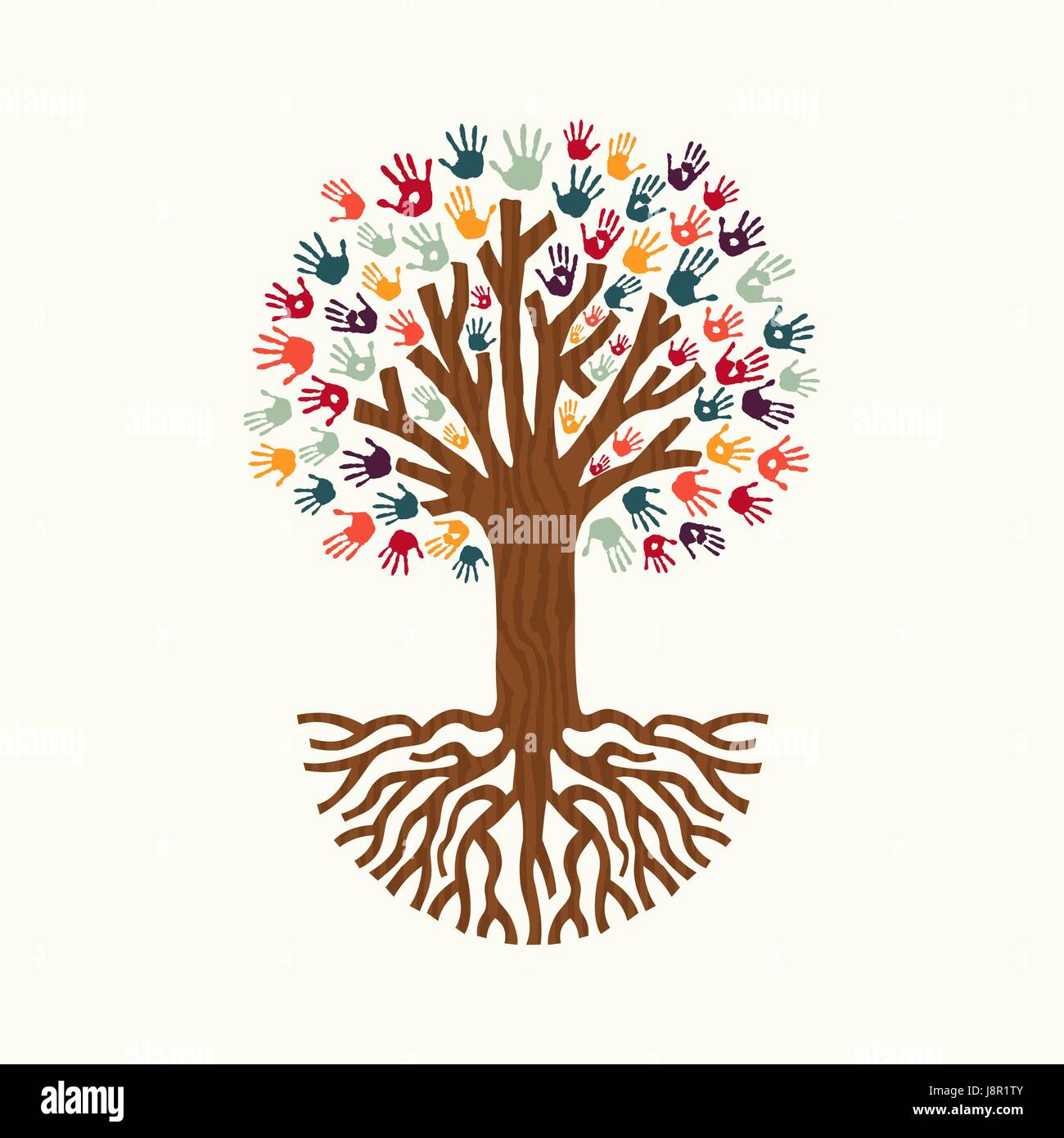 Roots together Stock Vector Images - Alamy