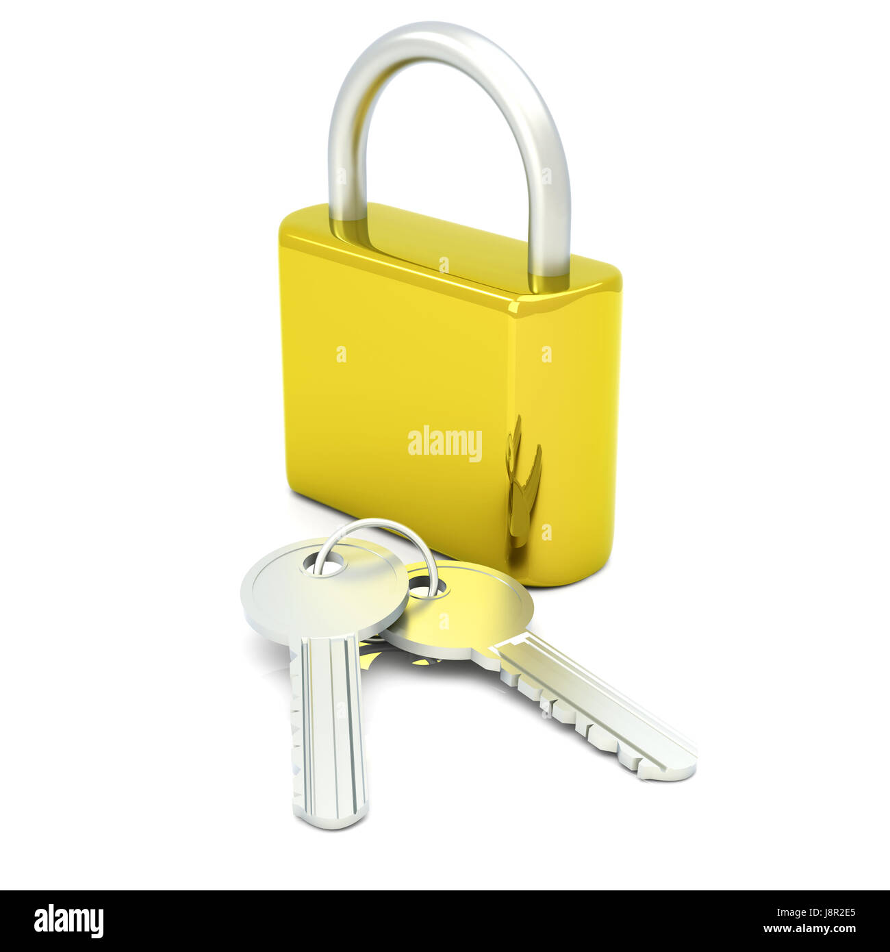 lock, isolated, graphic, closed, illustration, metal, unlock, digital ...